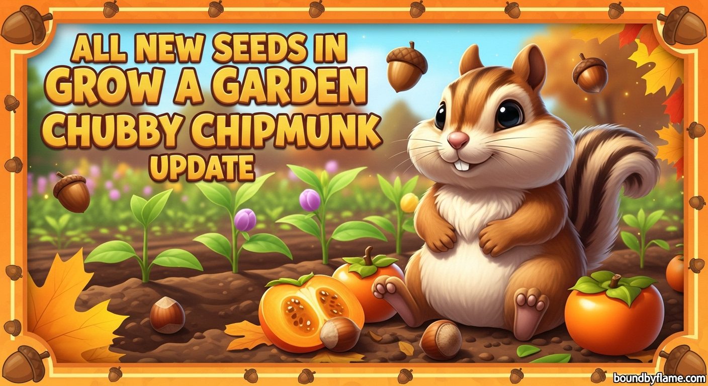 All New Seeds in Grow a Garden Chubby Chipmunk Update (March 2026)