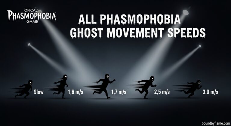 All Phasmophobia Ghost Movement Speeds (March 2026) Ultimate Guide
