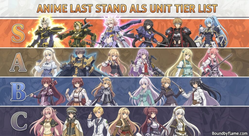 Anime Last Stand ALS Unit Tier List (March 2026) Ultimate Guide