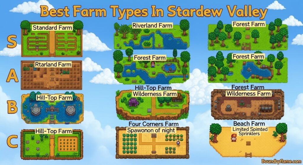 Best Farm Types In Stardew Valley Tier List (March 2026) Ultimate Guide