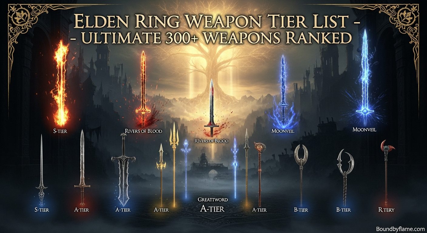 Elden Ring Weapon Tier List (December 2025) Best 100+ Weapons Ranked