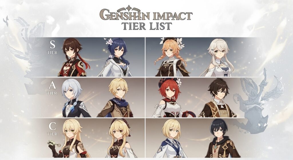 Genshin Impact Tier List (March 2026) Ultimate Character Rankings
