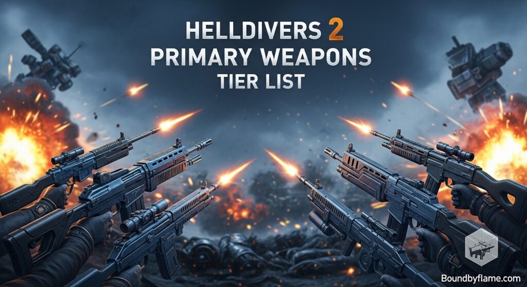 Helldivers 2 Primary Weapons Tier List (March 2026) Ultimate Guide
