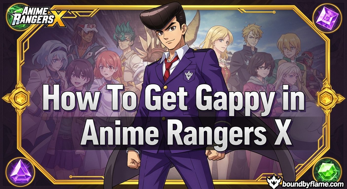 How To Get Gappy in Anime Rangers X (March 2026)