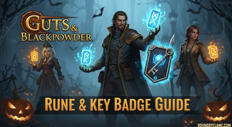 How to Get Rune & Key Badge in Guts & Blackpowder (March 2026)