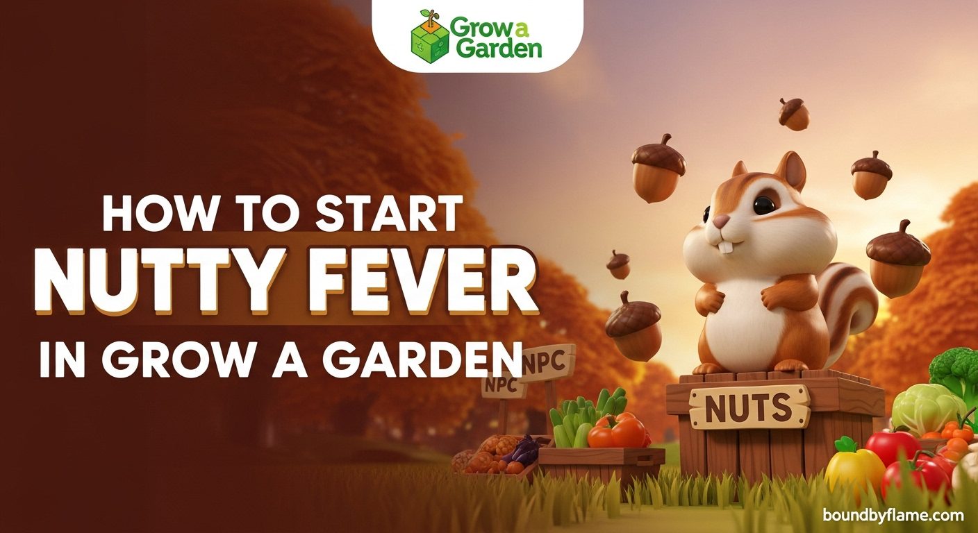 How to Start Nutty Fever in Grow a Garden (March 2026)