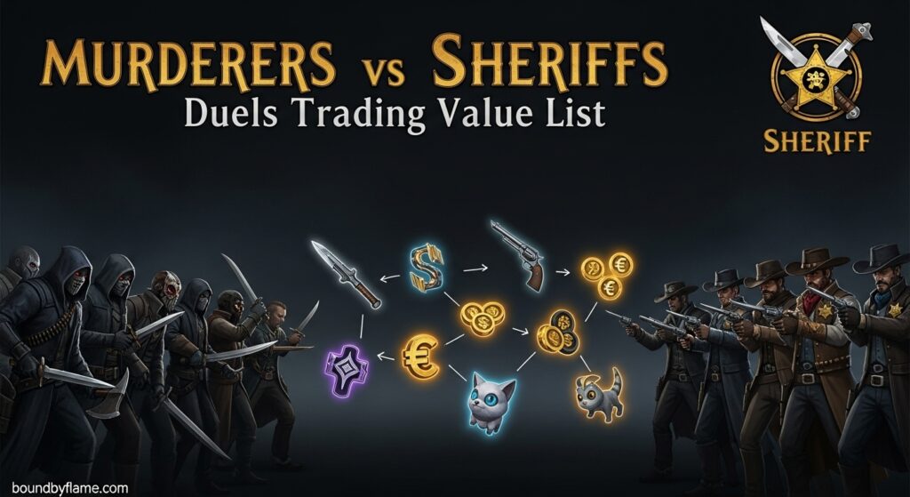 Murderers vs Sheriffs Duels Trading Value List (March 2026)