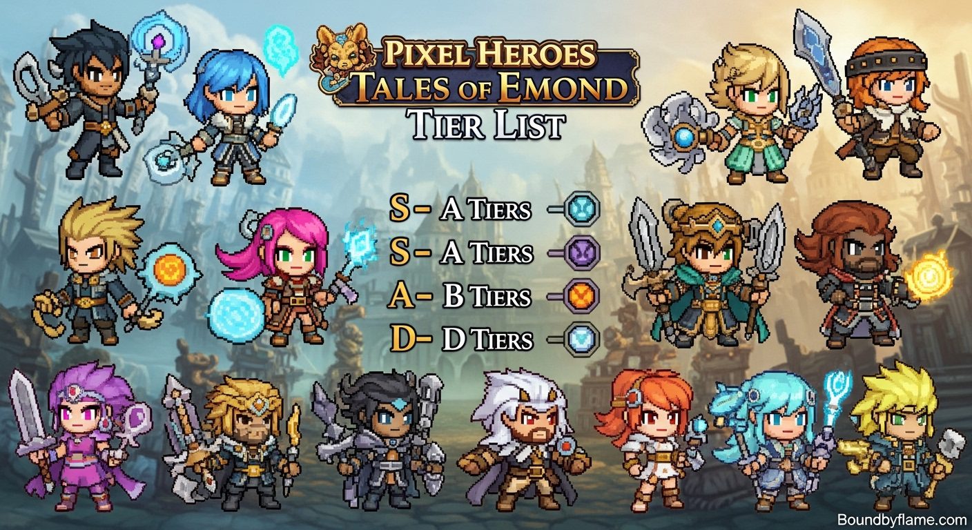 Pixel Heroes Tales of Emond Tier List (March 2026) Ultimate Rankings