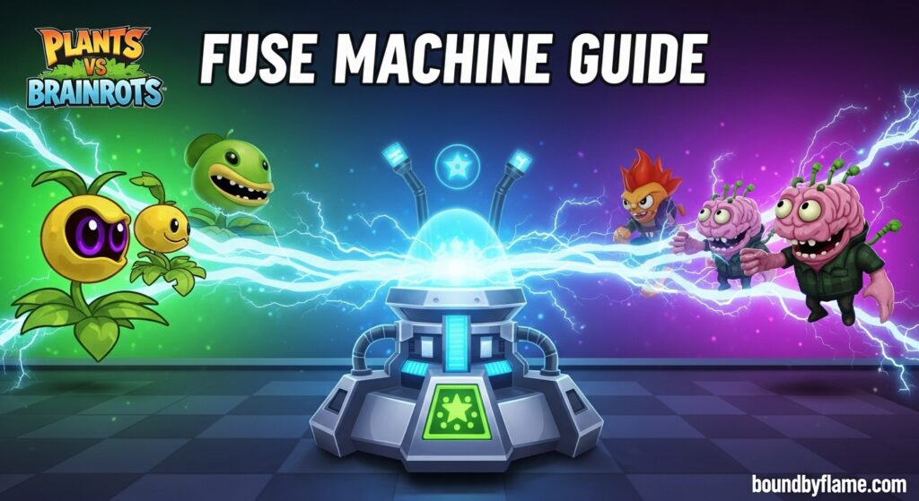 Plants vs Brainrots Fuse Machine Guide (March 2026) Complete Fusion Recipes