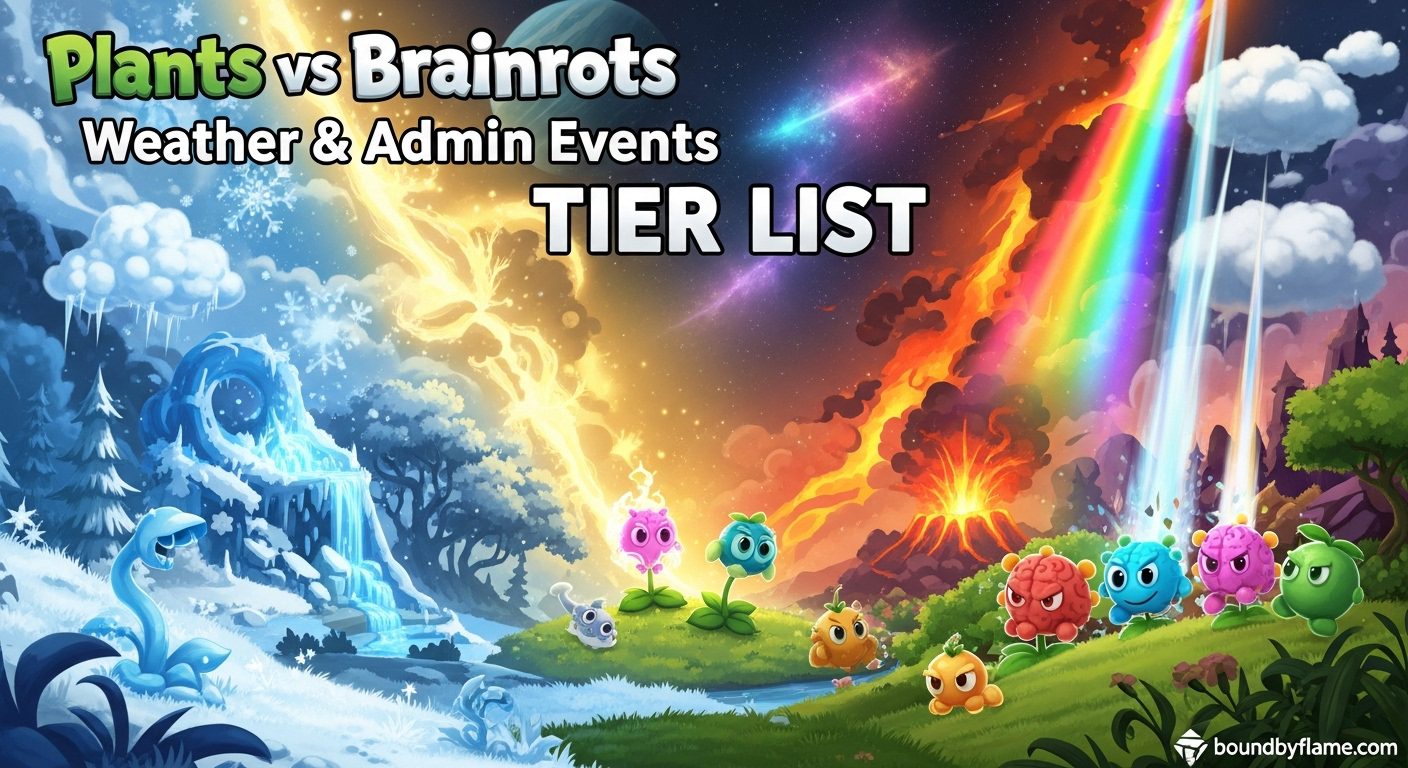 Plants vs Brainrots Weather Events Tier List (October 2025) Best Events ...