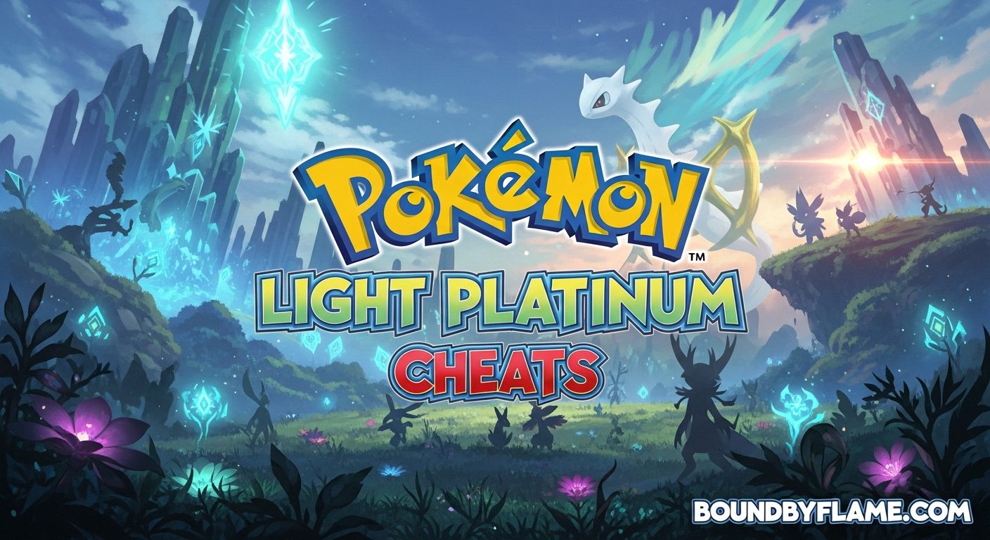 Pokemon Light Platinum Cheats 2026: Complete Working Codes Guide
