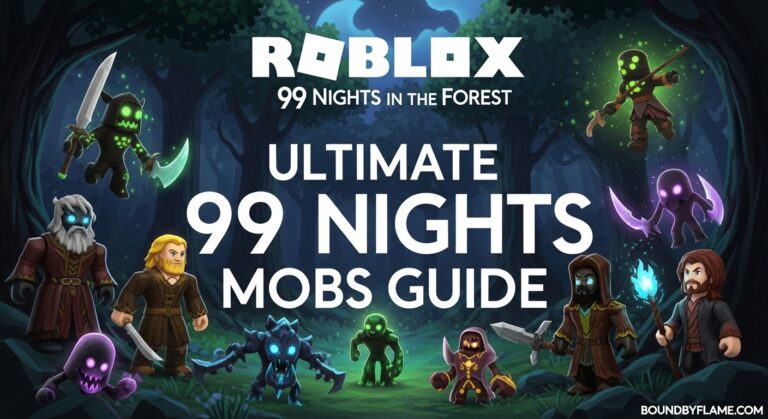 All Roblox 99 Nights in The Forest NPCs & Mobs Guide (March 2026)