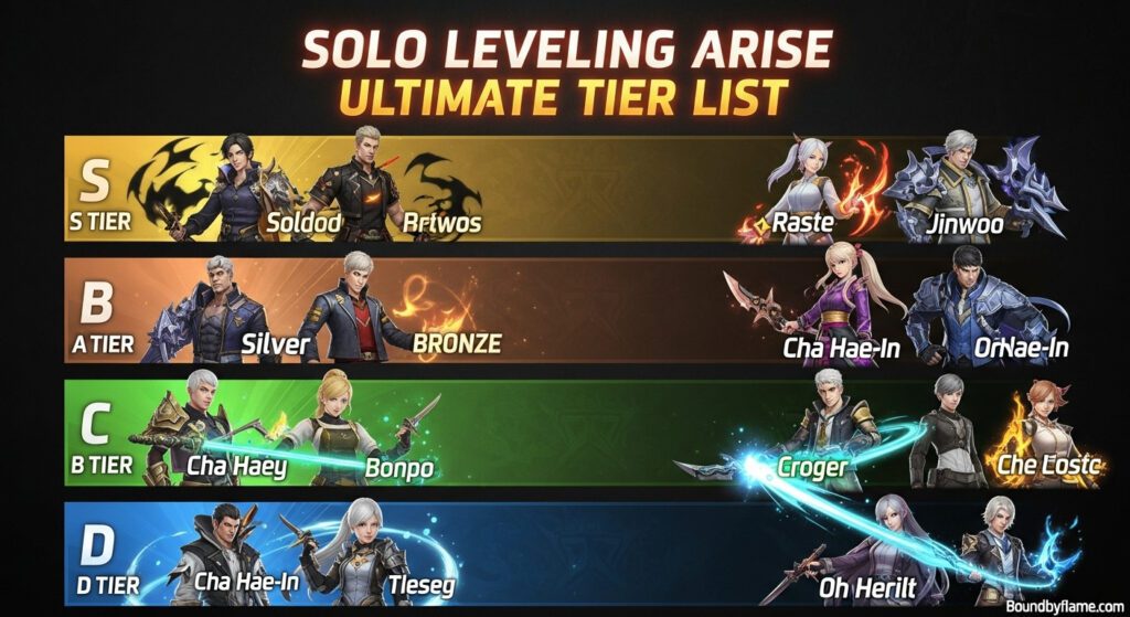 Solo Leveling Arise Tier List (March 2026) Ultimate Character Rankings