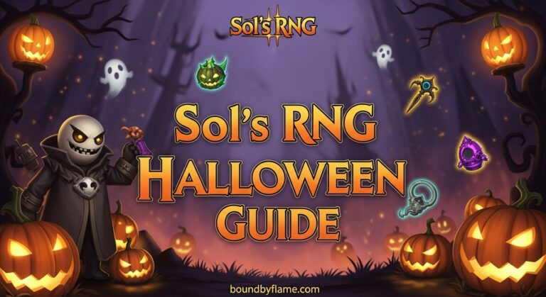 Sol's RNG Halloween Event (March 2026) Tokens & Rare Items