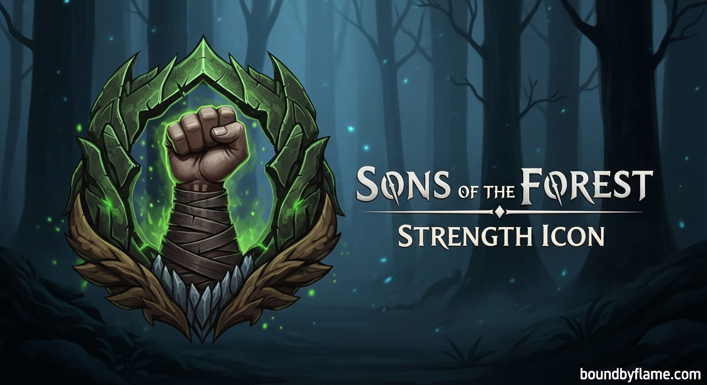 Sons of the Forest Strength Icon (March 2026) Complete Guide