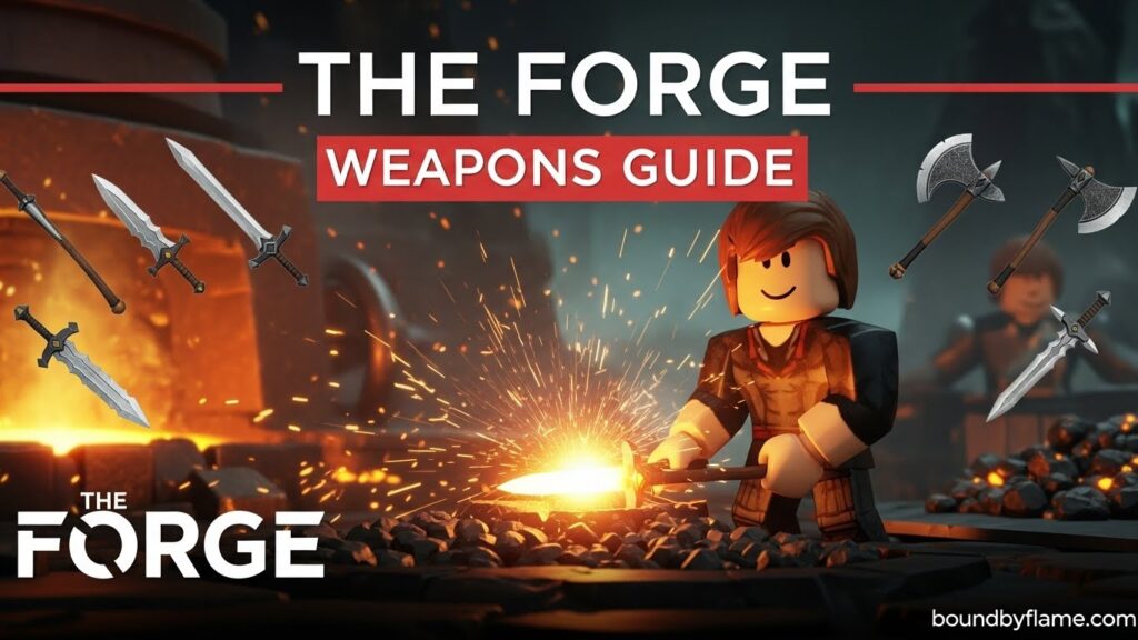 The Forge Weapons Complete Guide (March 2026)