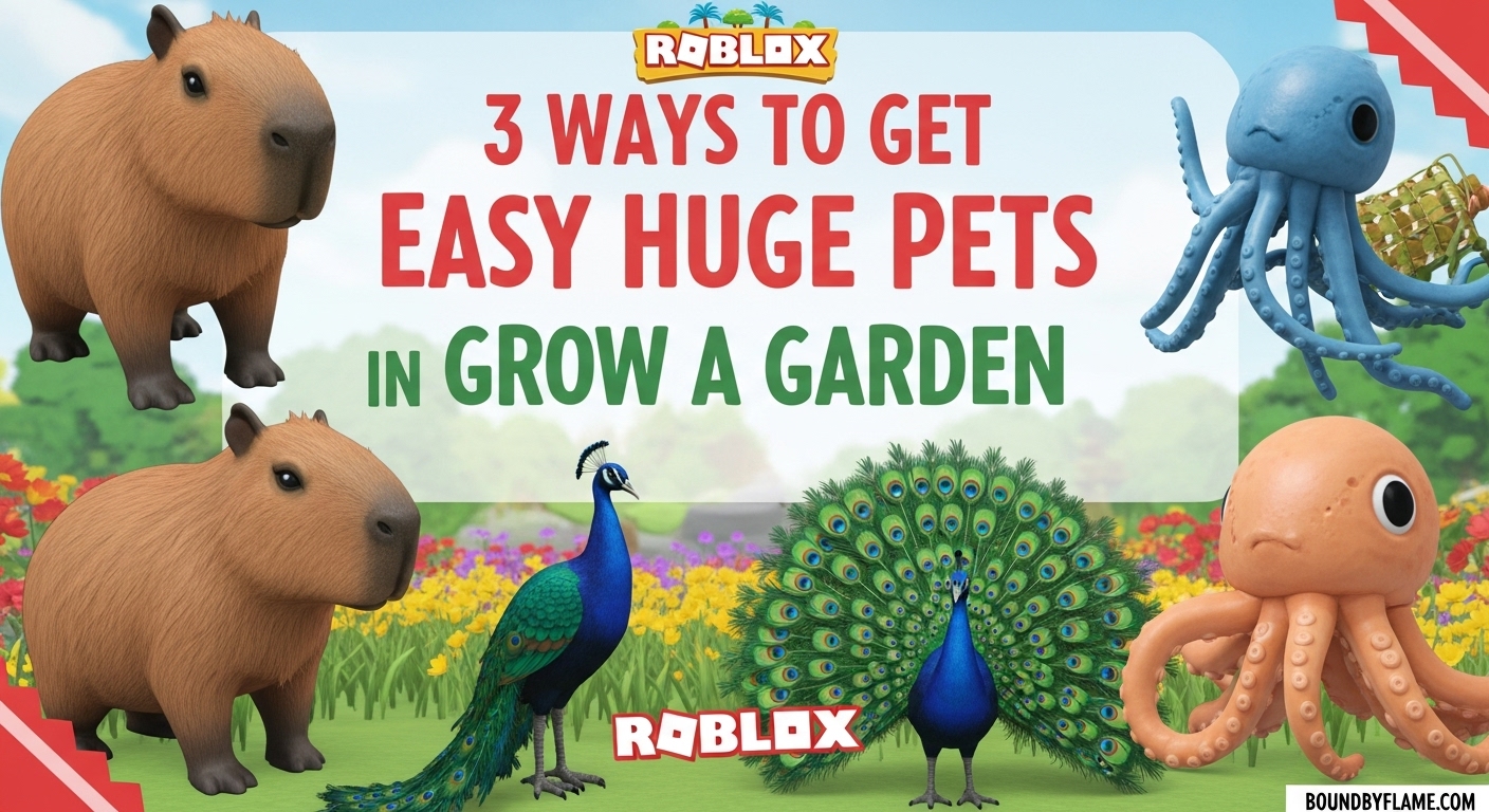 3 Easy Ways to Get Huge Pets in Grow a Garden (March 2026)