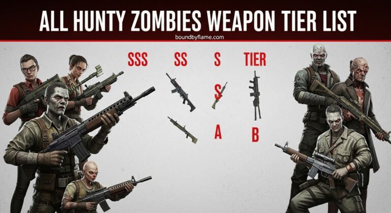 Ultimate Hunty Zombies Weapon Tier List (March 2026) Guide