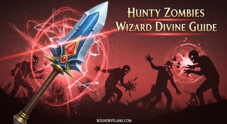 Hunty Zombies Wizard Divine Guide (March 2026) NEW Codes & Weapons