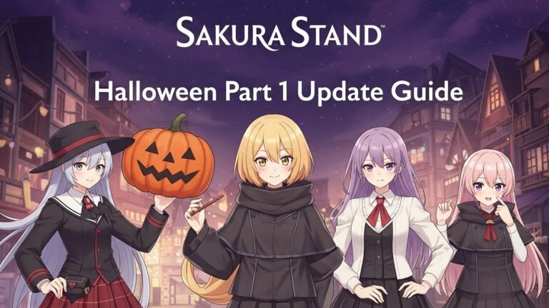 Sakura Stand Halloween Part 1 Update Guide (March 2026)