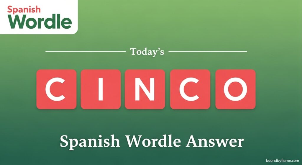Today's Spanish Wordle Answer (March 2026)