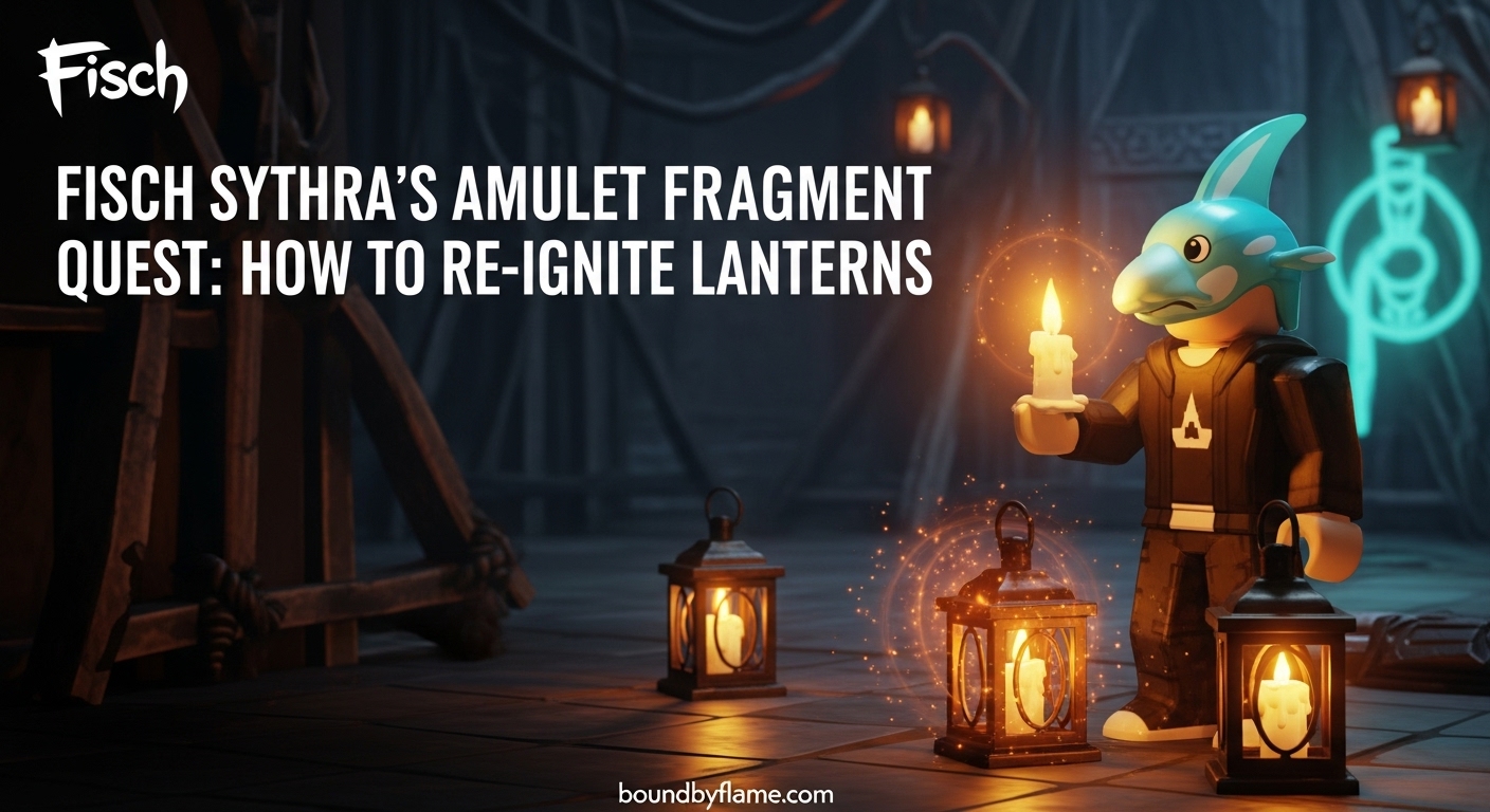 Fisch Sythra's Amulet Fragment Quest (2026) How to Re-Ignite Lanterns