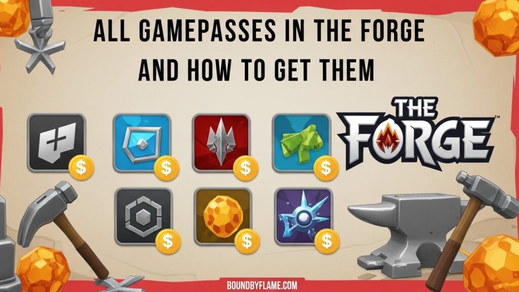 All The Forge Gamepasses & How to Get Them (March 2026)