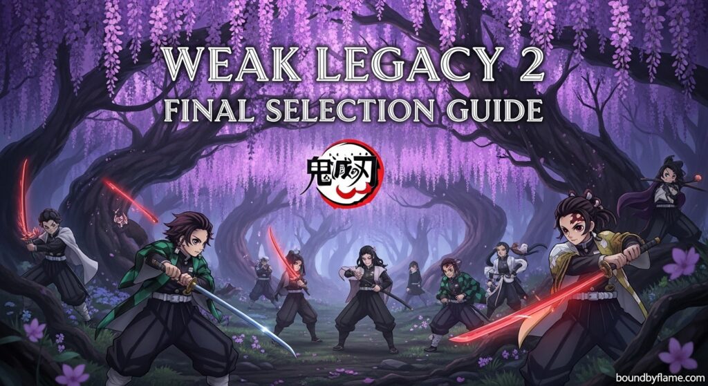 Weak Legacy 2 Final Selection Guide (March 2026) Strategies & Rewards