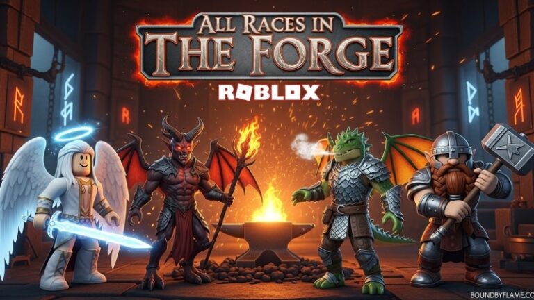 All Races in The Forge Roblox - Complete (March 2026) Guide