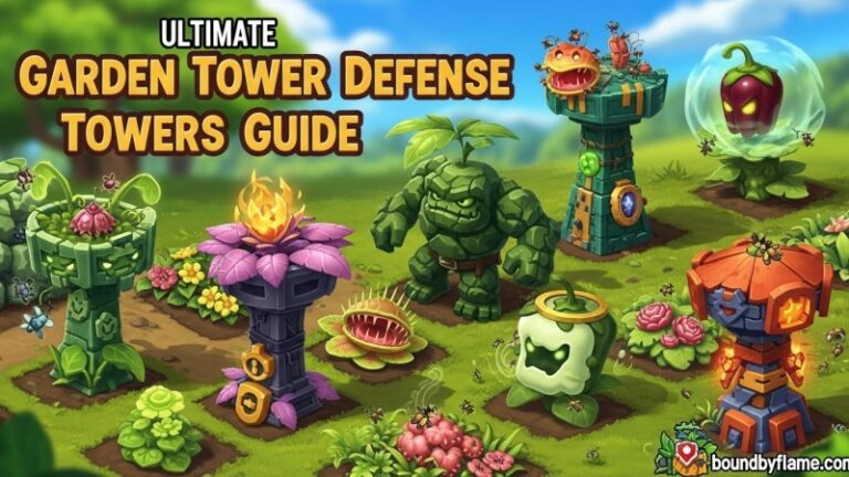 Complete All Towers Garden Tower Defense (March 2026) Guide