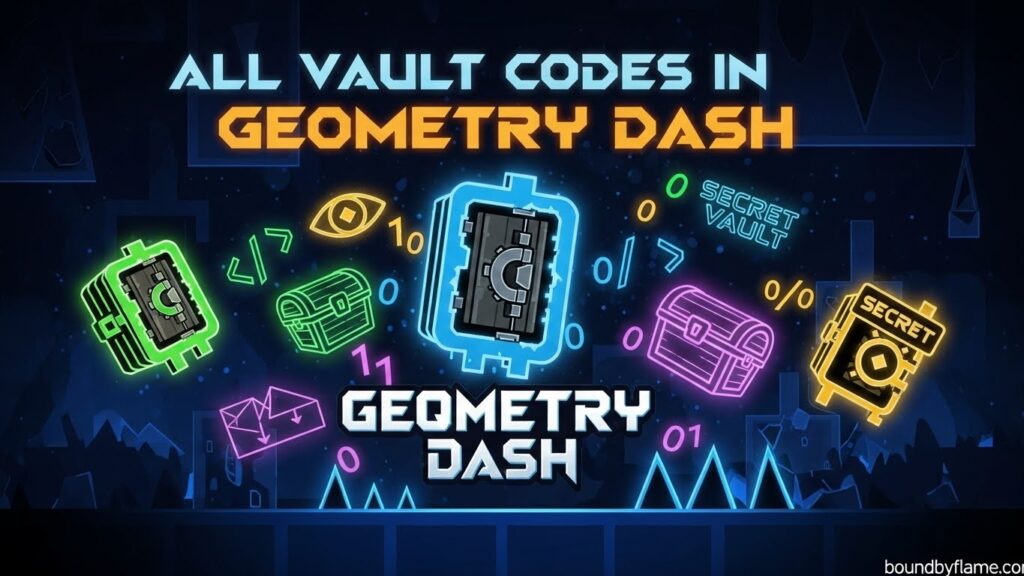 All Vault Codes in Geometry Dash (March 2026) 24+ New Codes Available
