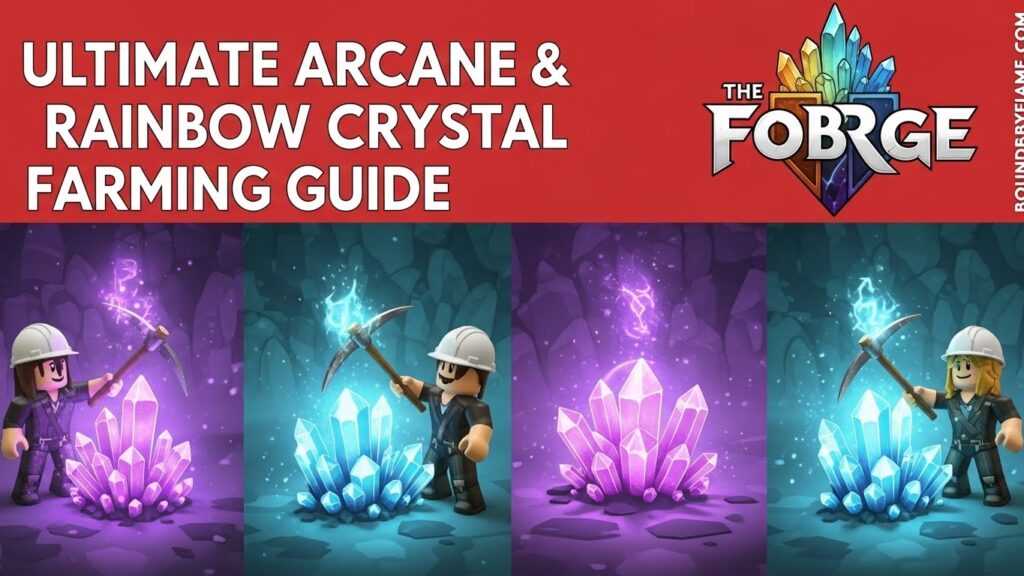 How to Find Arcane Crystal & Rainbow Crystal in The Forge (March 2026)
