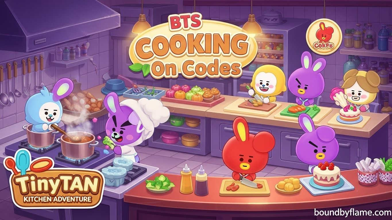 BTS Cooking On Codes (March 2026) 3+ New Codes Available