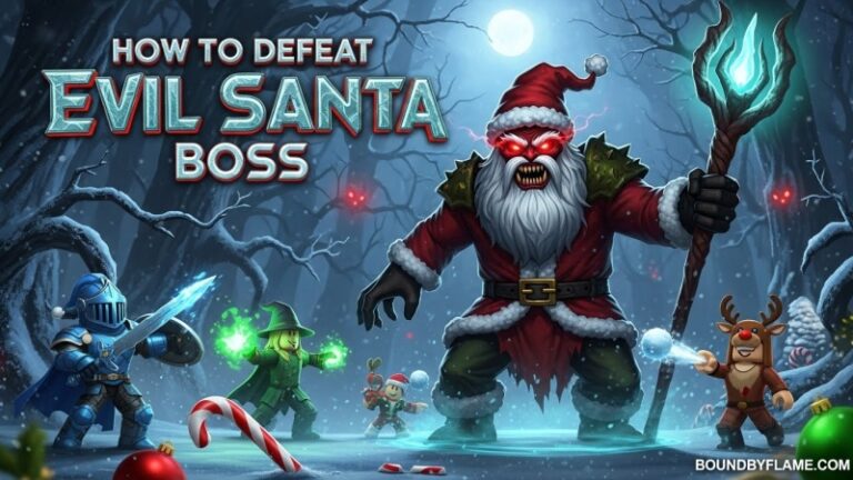 How to Beat Evil Santa 99 Nights in The Forest (2026) Full Guide