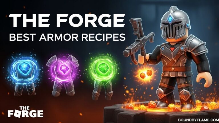 Best Forge Armor Recipes - Complete (March 2026) Guide