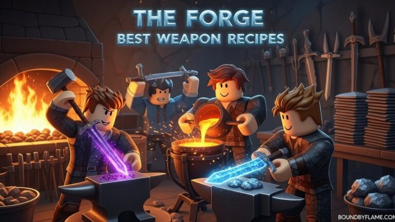 Best The Forge Weapon Crafting - Complete (March 2026) Guide