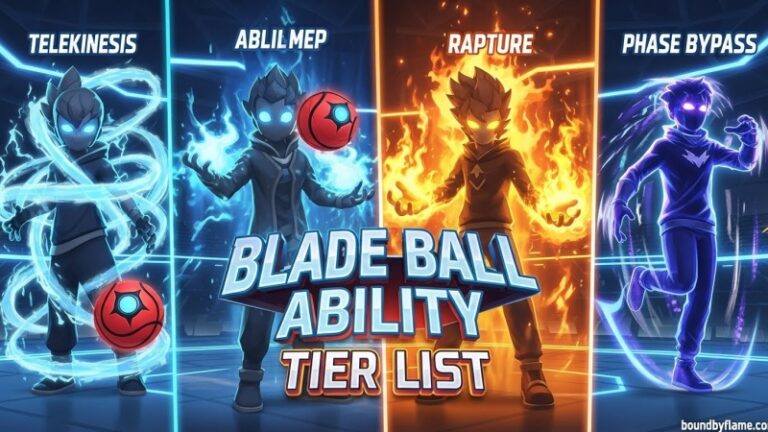 Blade Ball Best Abilities: Complete Tier Guide (March 2026)