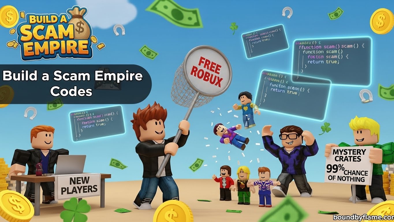 Build a Scam Empire Codes (March 2026) 10+ New Codes Available