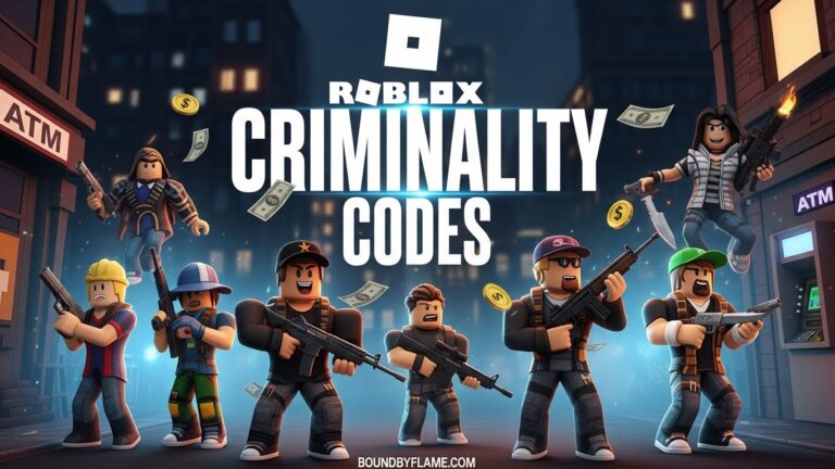 Criminality Codes (March 2026) 4+ New Codes Available