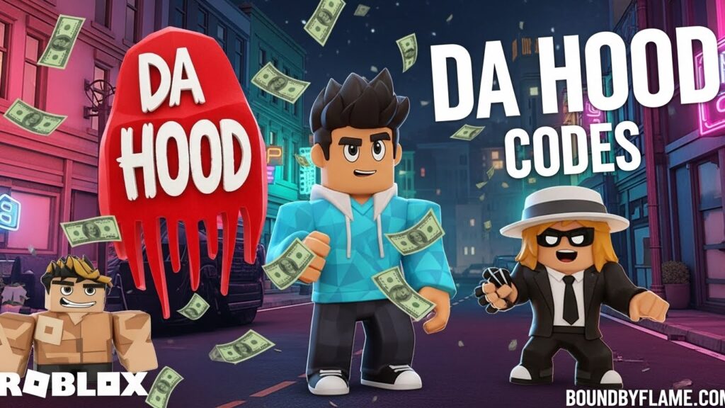 Da Hood Codes (March 2026) 11+New Codes Available