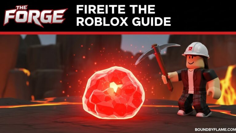 Fireite The Forge Complete Location & Farming Guide (March 2026)