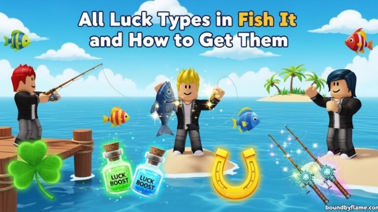 Fish It Luck Types - Complete (March 2026) Guide