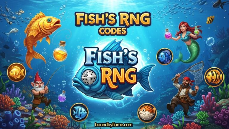 Fish's RNG Codes (March 2026) 14+ New Codes Available