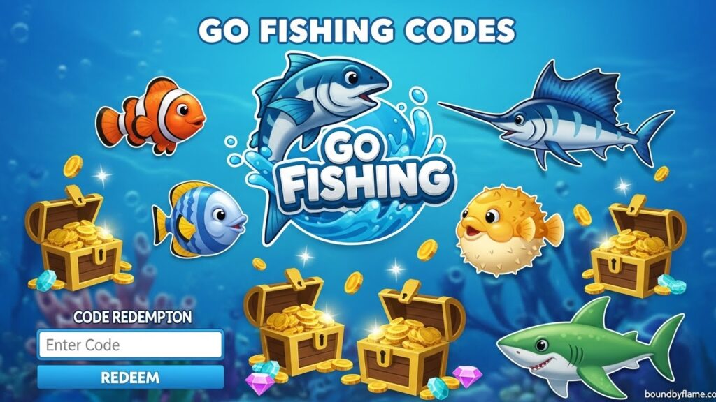 Go Fishing Codes (March 2026) 11+ New Codes Available