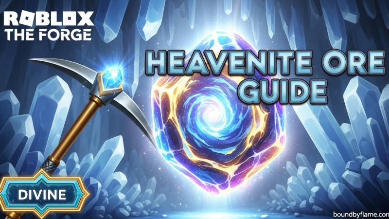 Heavenite Ore in The Forge Roblox (February 2026) Expert Guide