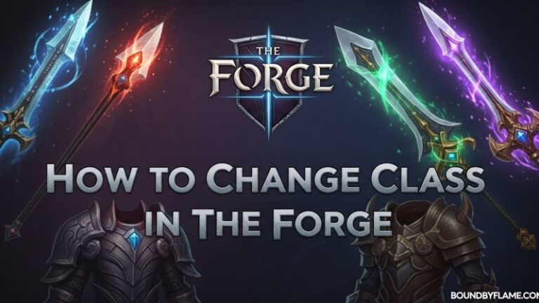 How to Change Class in The Forge (Expert 2026 Guide)