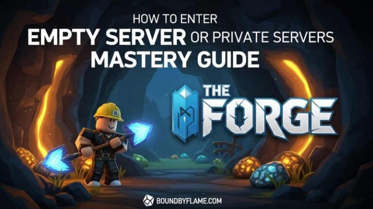 How to Join Private Servers The Forge (March 2026) Guide