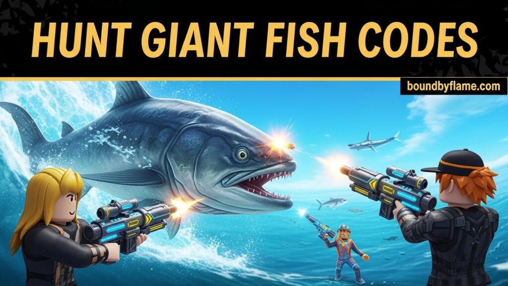 Hunt Giant Fish Codes (March 2026) 3+ New Codes Available