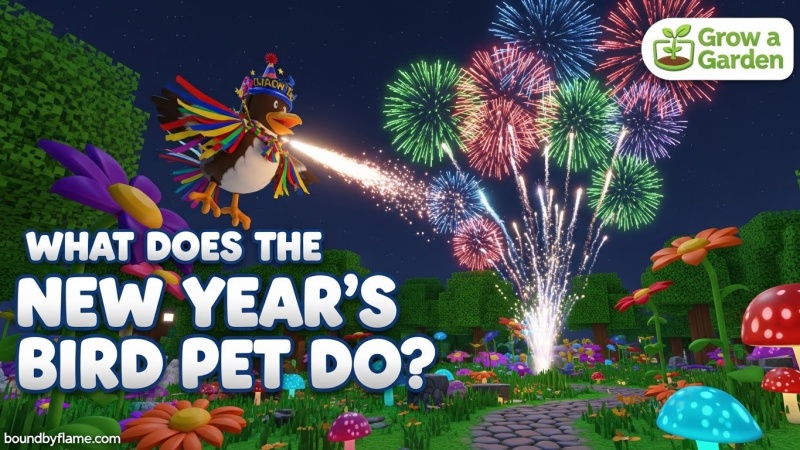 New Year's Bird Pet in Grow a Garden (March 2026) Complete Guide