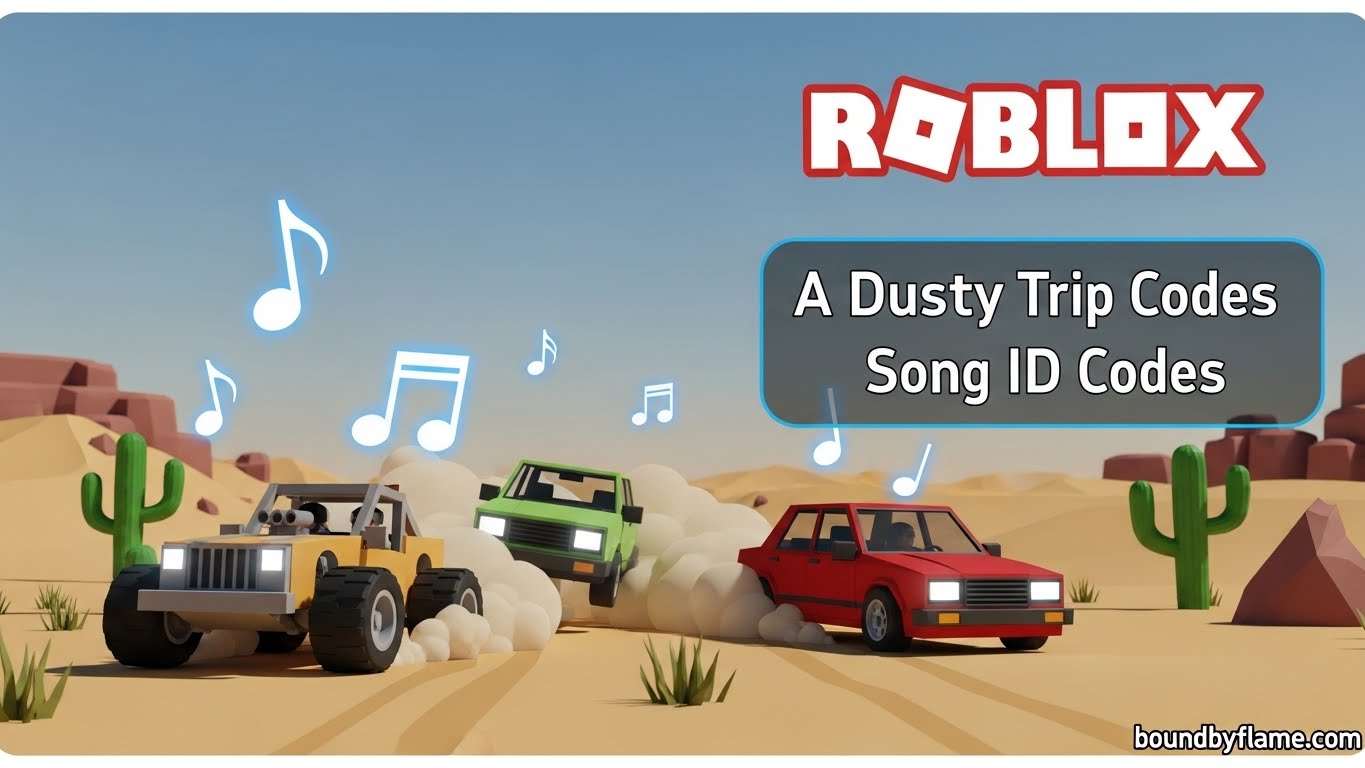 Roblox A Dusty Trip Codes and Song ID Codes (March 2026) 3+ New Codes ...